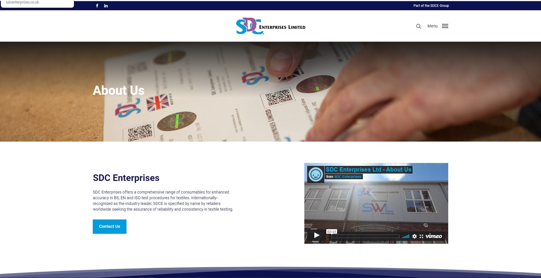 New look for SDCE website | SDC Enterprises Limited